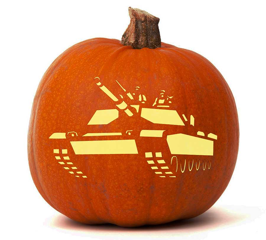 Abrams A1 Tank - Pumpkin Glow