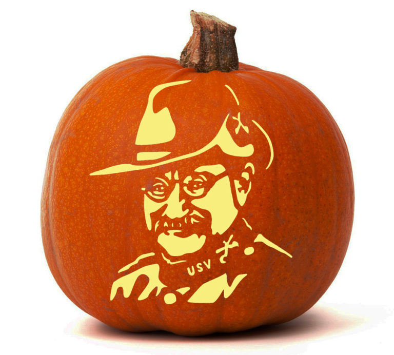 Robin Williams as Teddy Roosevelt - Pumpkin Glow